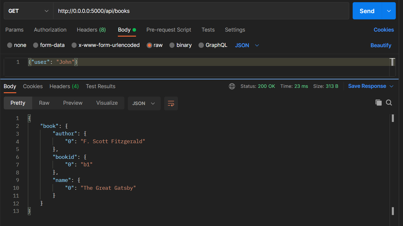 Building a simple API with Python and Flask
